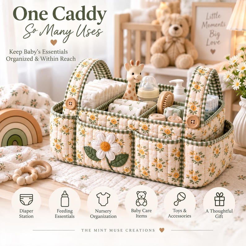 Quilted Baby Bag Sewing Pattern, Diaper Bag Pattern PDF, Baby Bag ...
