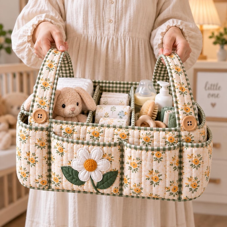 Quilted Baby Bag Sewing Pattern, Diaper Bag Pattern PDF, Baby Bag ...