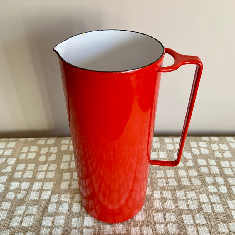 French Enamelware Pitcher - Etsy