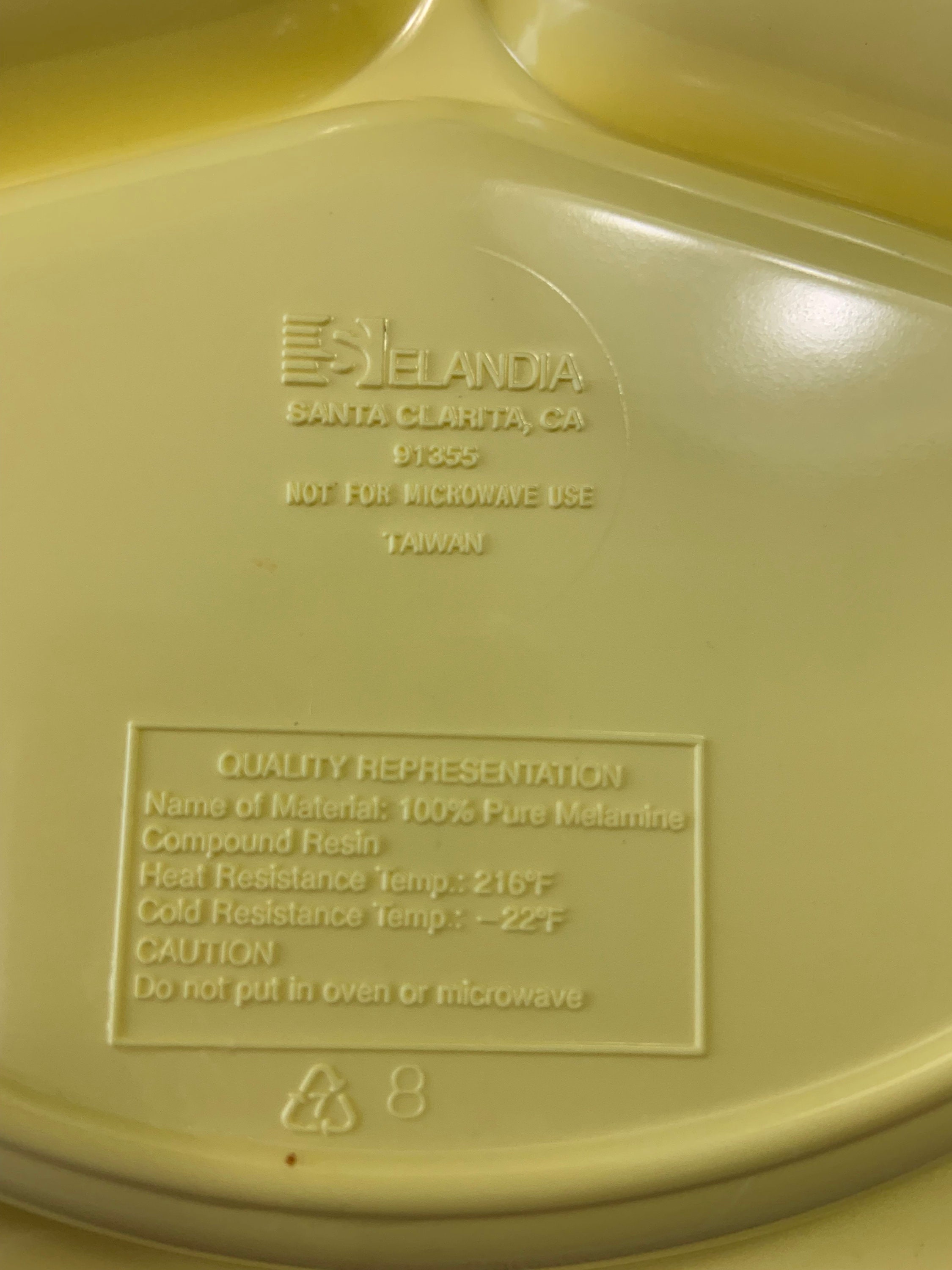 Vintage 1992 Barney Childrens Place Setting Set of 2 Melamine Plates ...