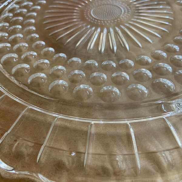 Glass Cake Plate - Etsy
