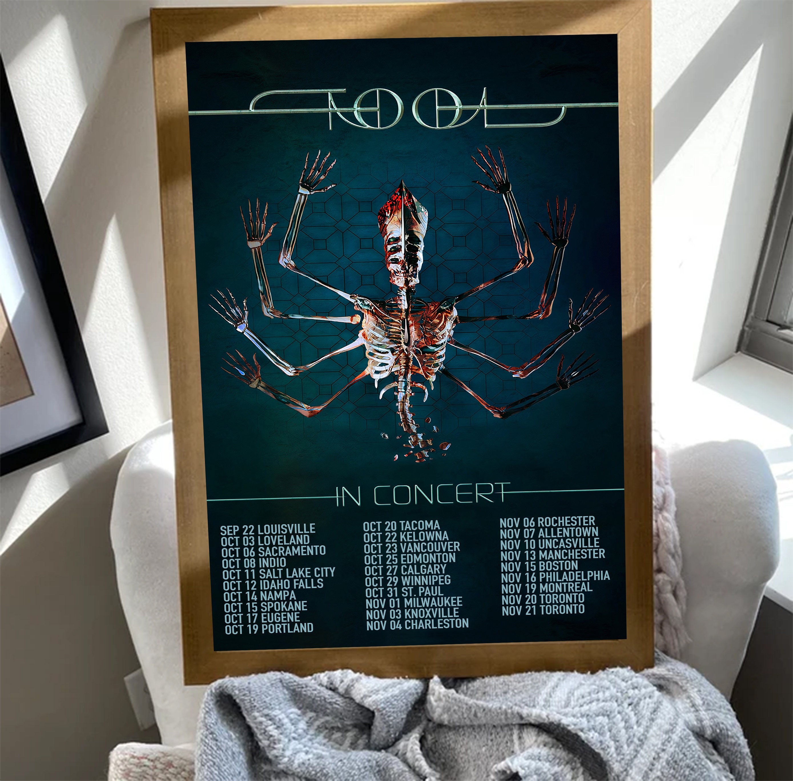 Tool Announce Fall 2023 North American Tour Dates Poster sold by Malta ...