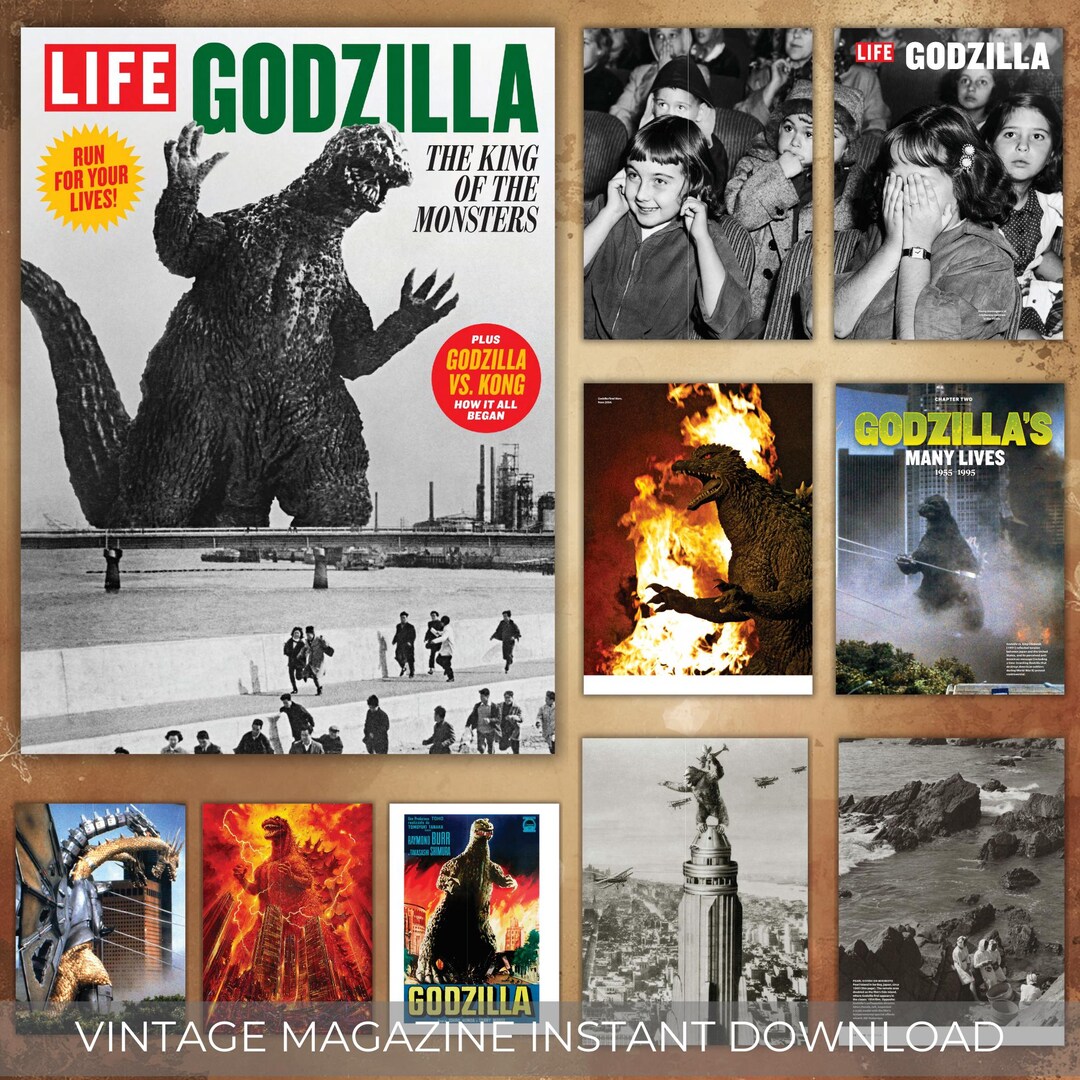 Godzilla King of the Monsters Magazine – Vintage Kaiju Movie History ...