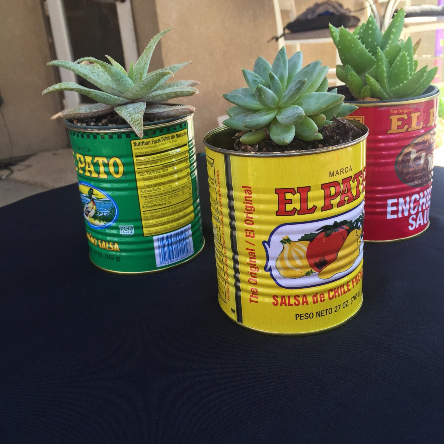 Medium El Pato Spanish Sauce Cans Wedding Party Center Piece - Etsy