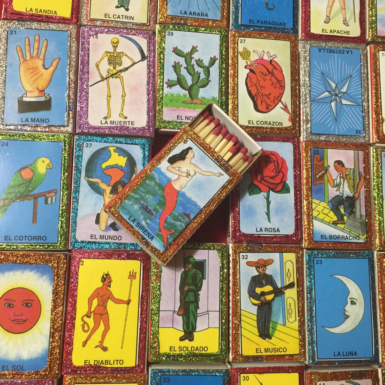 5 Loteria Matchbox Set Wedding Favors - Etsy