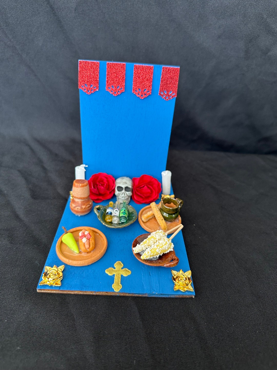 Royal Mini Dia De Los Muertos Altar Day of the Dead Shrine 04 - Etsy