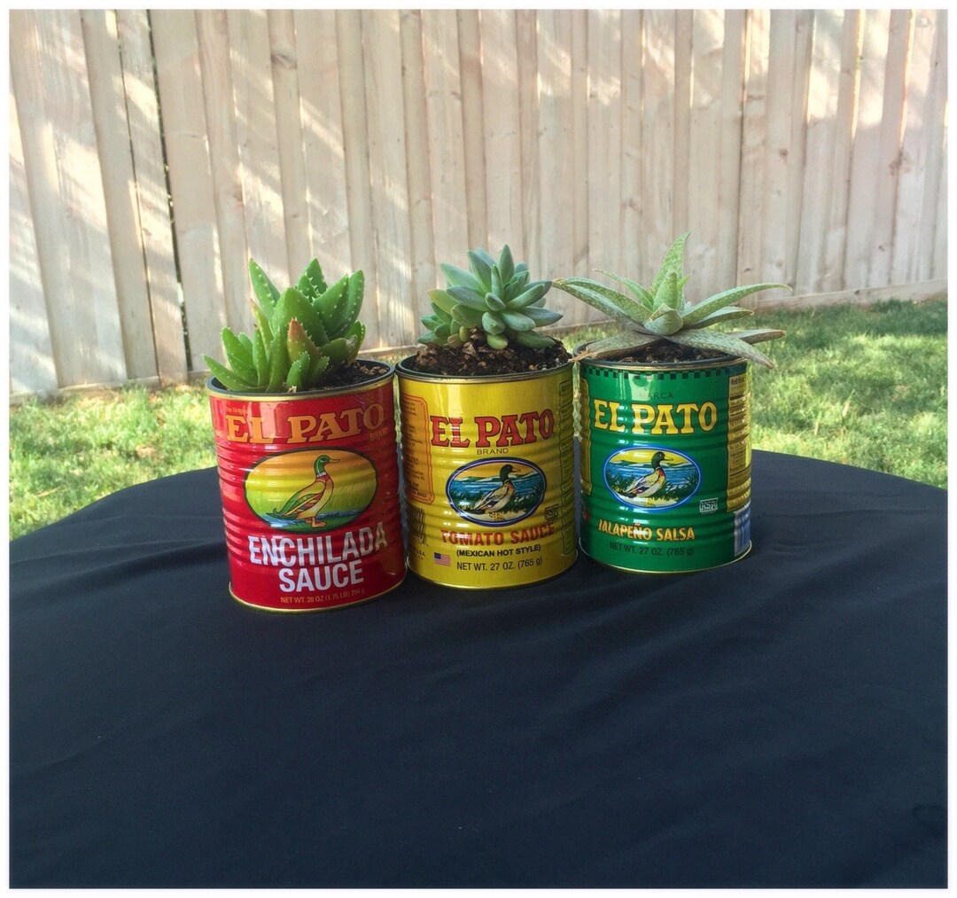 Medium El Pato Spanish Sauce Cans Wedding Party Center Piece Decor - Etsy