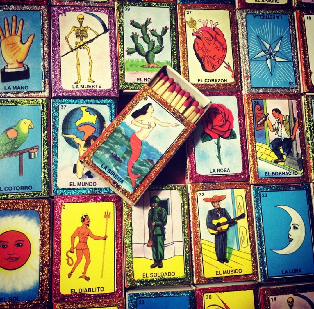 5 Loteria Matchbox Set Wedding Favors - Etsy