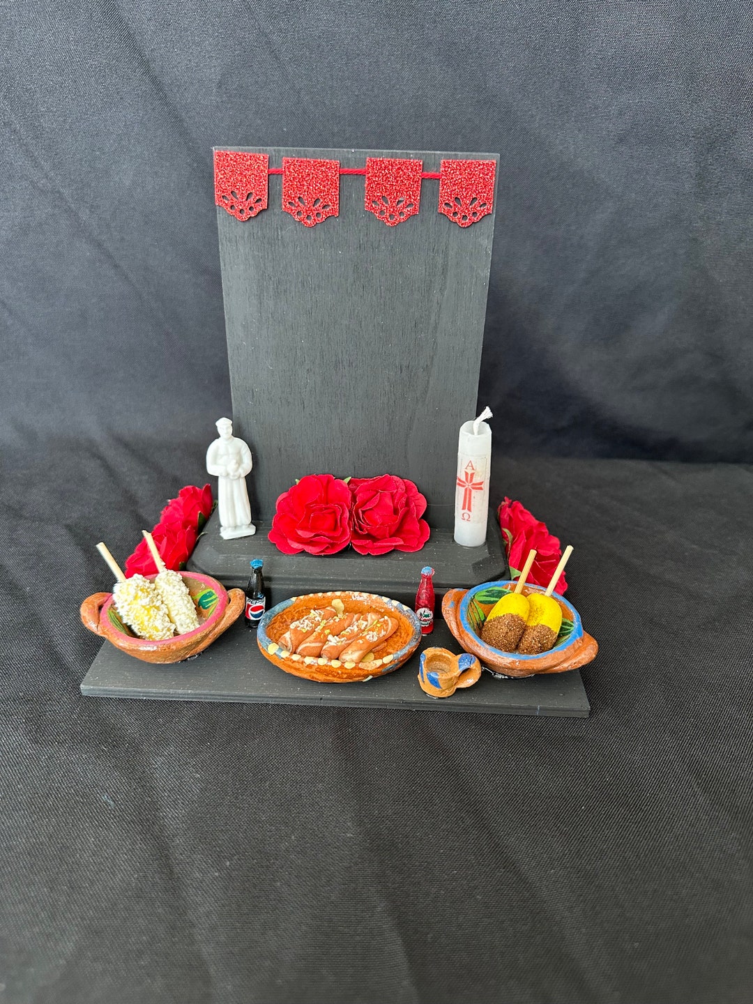 Black Mini Dia De Los Muertos Altar Day of the Dead Shrine #01 - Etsy