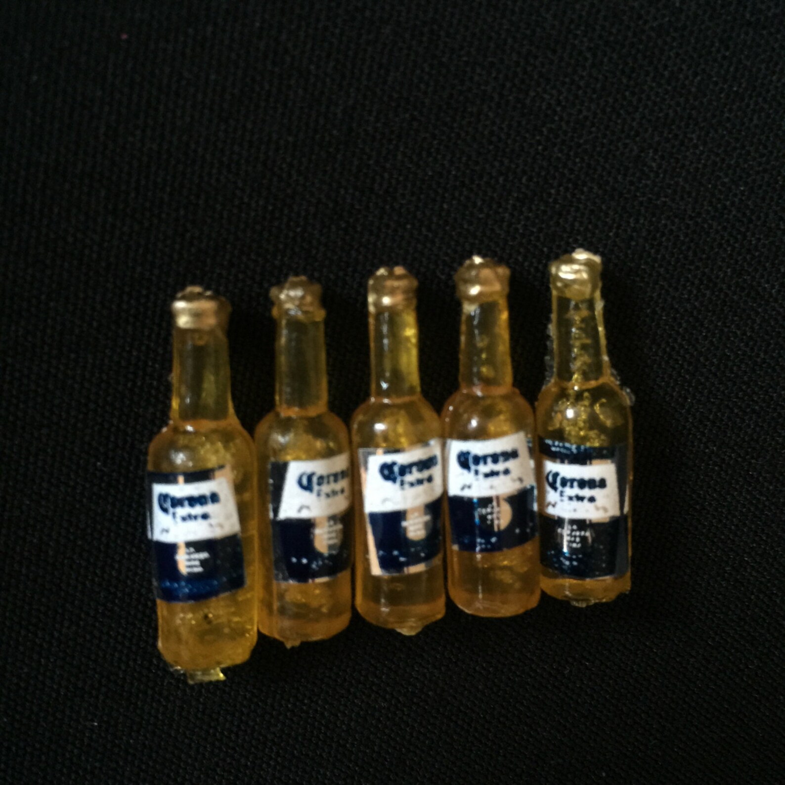 Set of 5 Mini Beer Bottles - Etsy