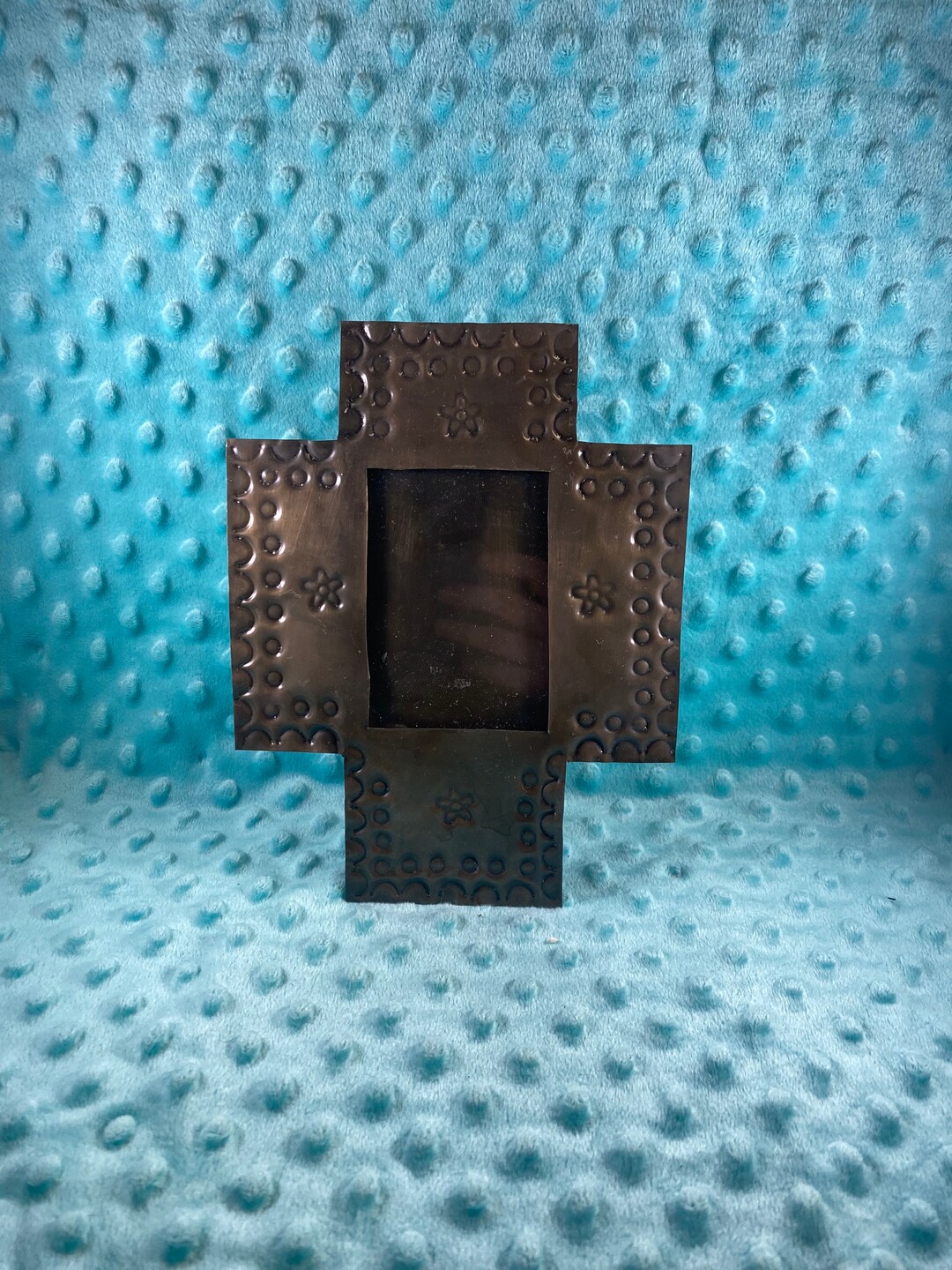 Cross Shaped Standing Tin Frame Nicho Style #111 - Etsy