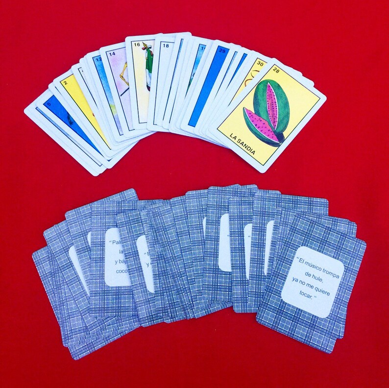 Loteria Game Deck Of Cards Etsy