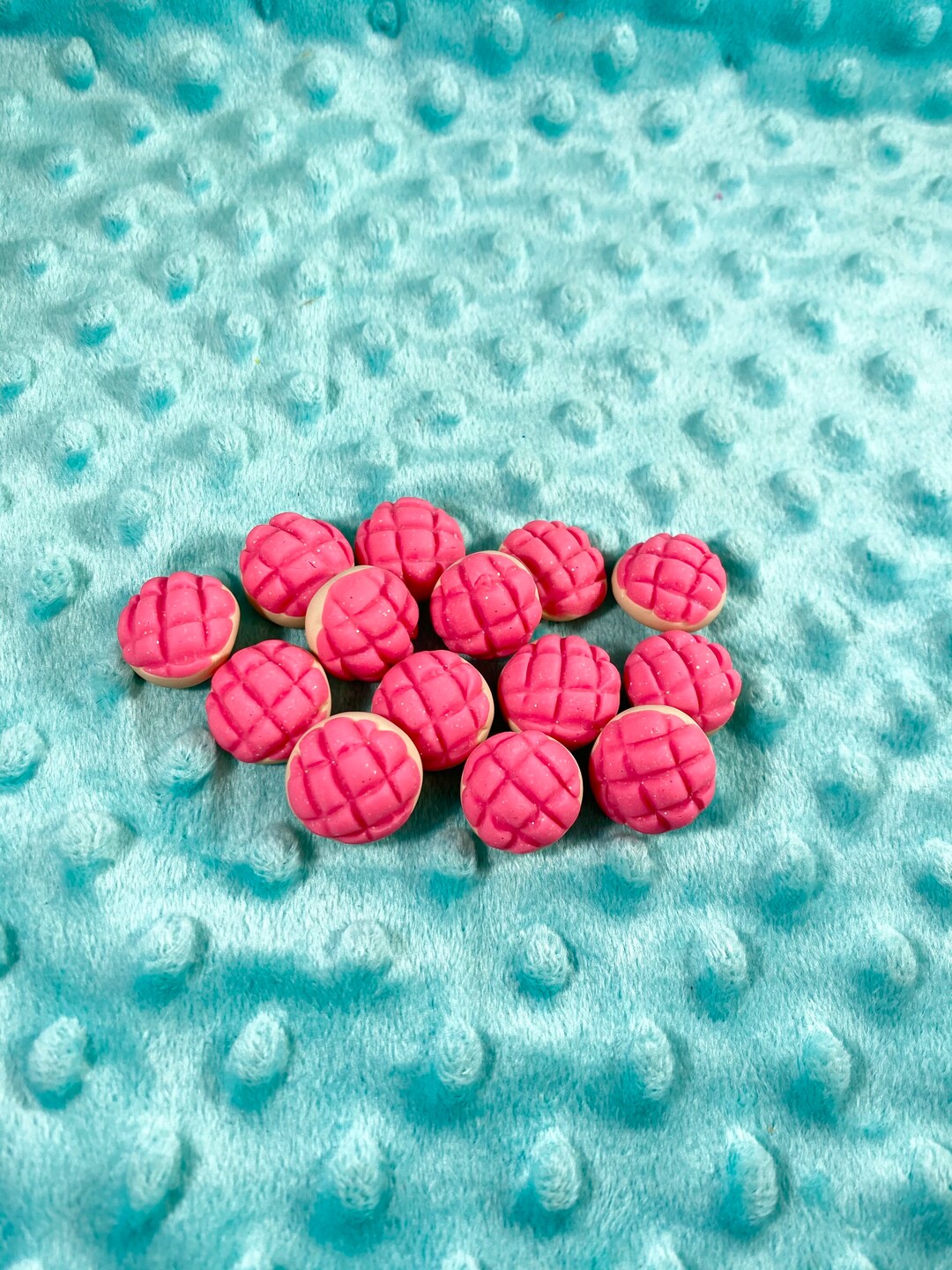 Set of 4 Polymer Clay Pink Concha Pan Dulce ALL CLAY - Etsy