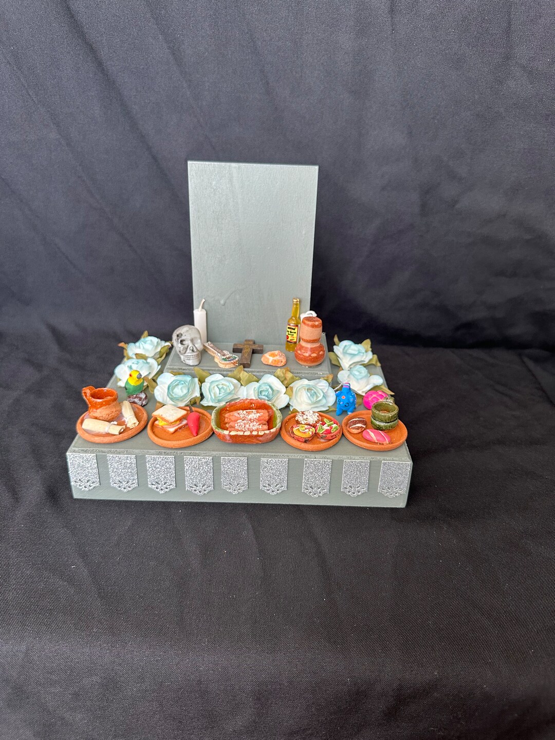 Grey Medium Dia De Los Muertos Altar Day of the Dead Shrine #12 - Etsy