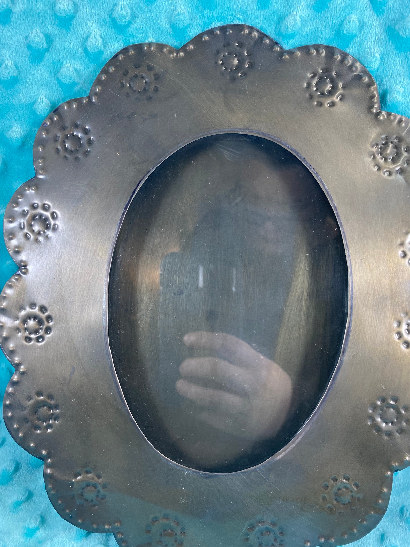 Large Oval Scalloped Edge Shape Nicho | Etsy