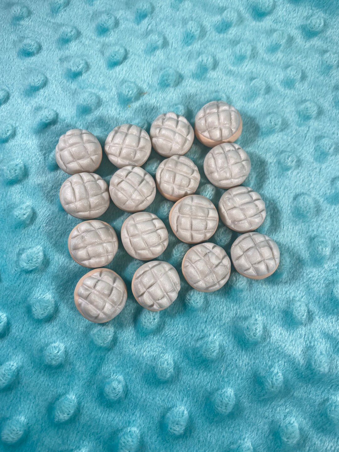 Set of 4 Polymer Clay Pearl White Concha Pan Dulce ALL CLAY - Etsy