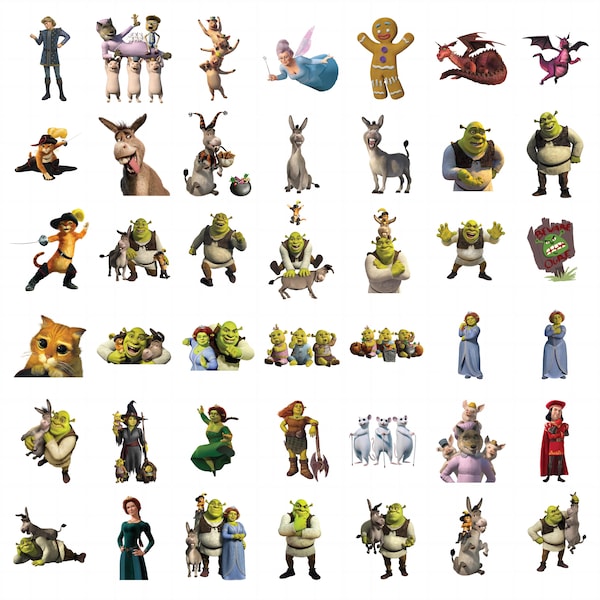 Shrek Posters - Etsy UK