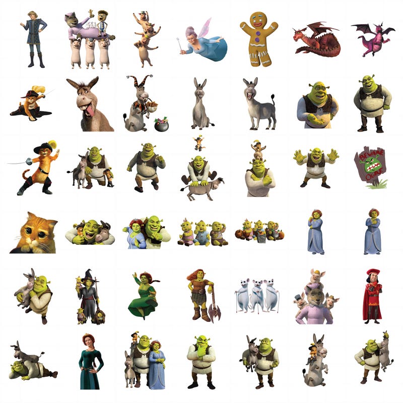 Shrek Number - Etsy UK