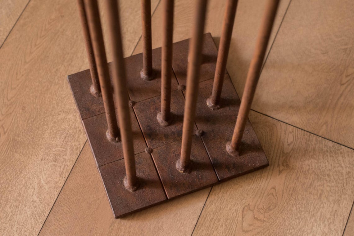 Mid Century Modern Tall Floor Standing Cast Iron Candelabra - Etsy