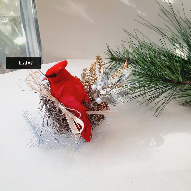 Red Bird Ornament - Etsy
