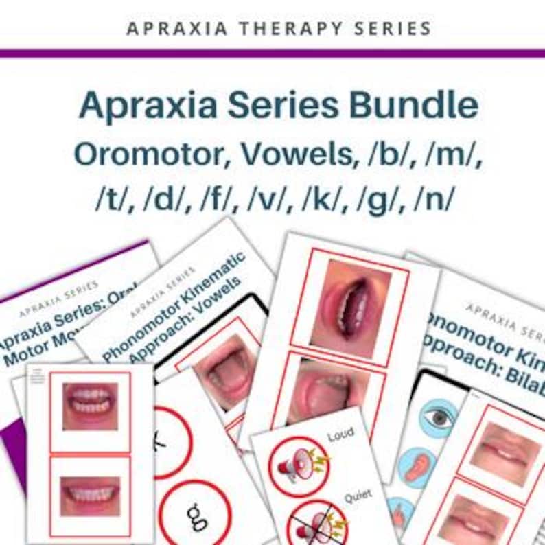 Apraxia of Speech Therapy for Adults, Motor Speech Bundle With Oromotor ...