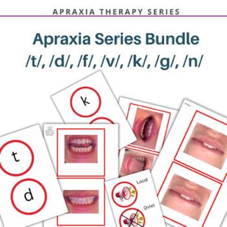 Apraxia of Speech Therapy for Adults, Motor Speech Bundle With Oromotor ...