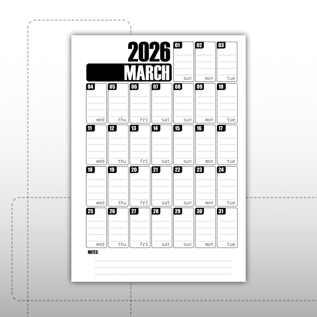 Minimalist Black & White Weekly Planner - Etsy