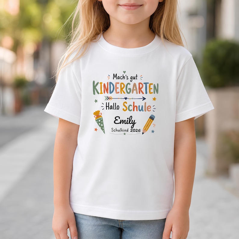 Personalized Kindergarten Graduation T-shirt With Name 2026, Daycare ...