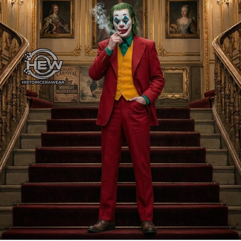 Joker Red Suit - Etsy UK