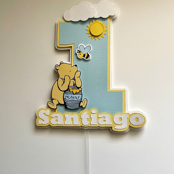 Winnie the Pooh Cake Topper - Etsy