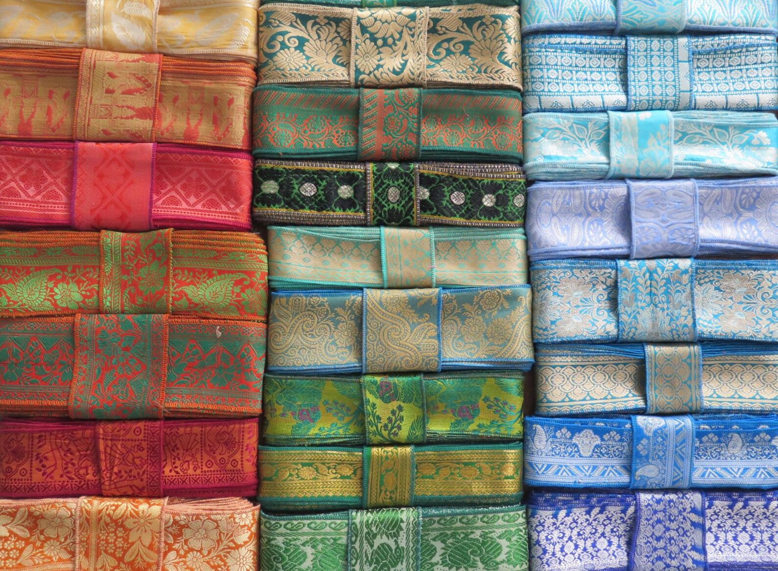 15 Yards Mixed Silk Sari Borders Sari Trim SR64 - Etsy