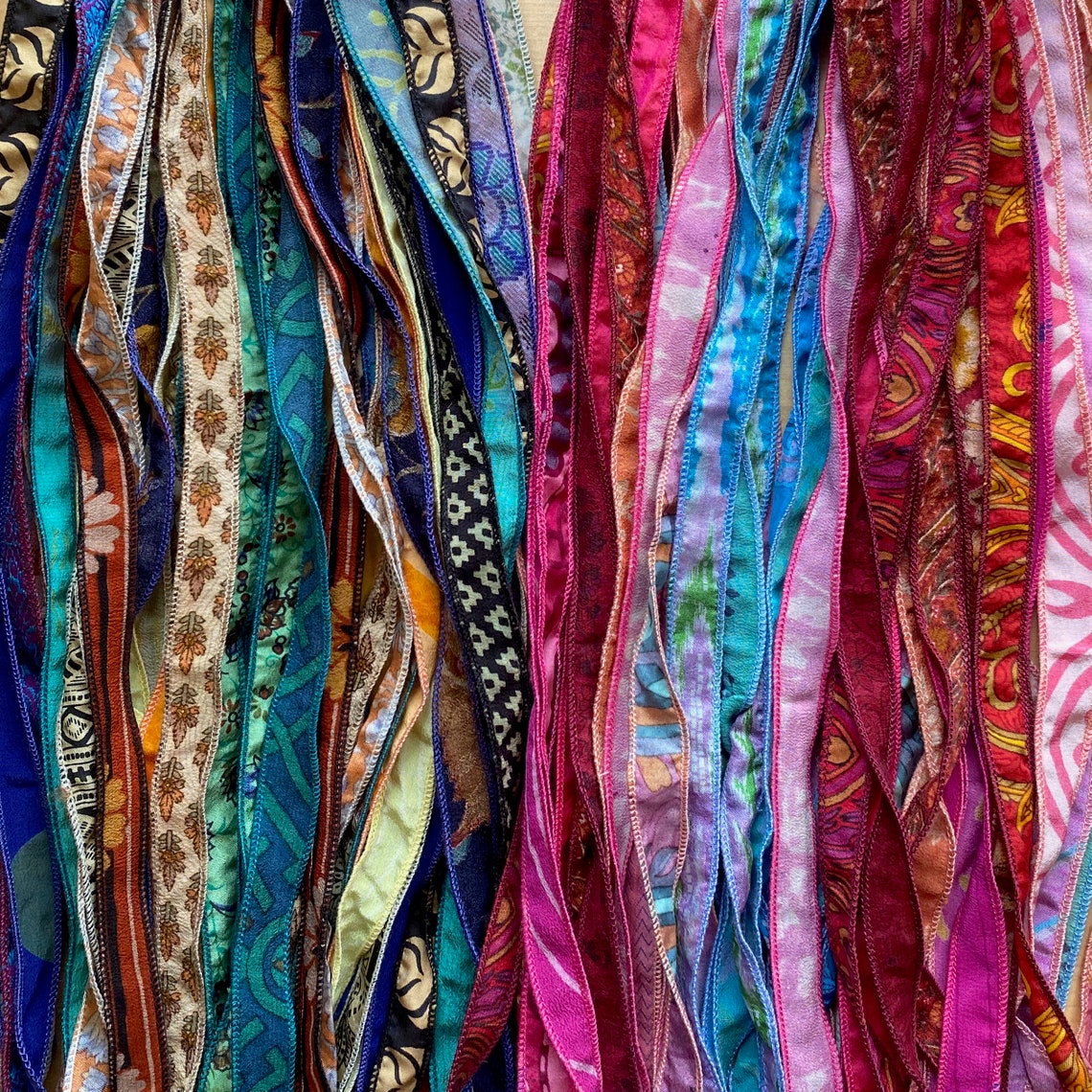 Silk Ribbons, Value Packs, Wholesale Jewelry Ribbons - Etsy