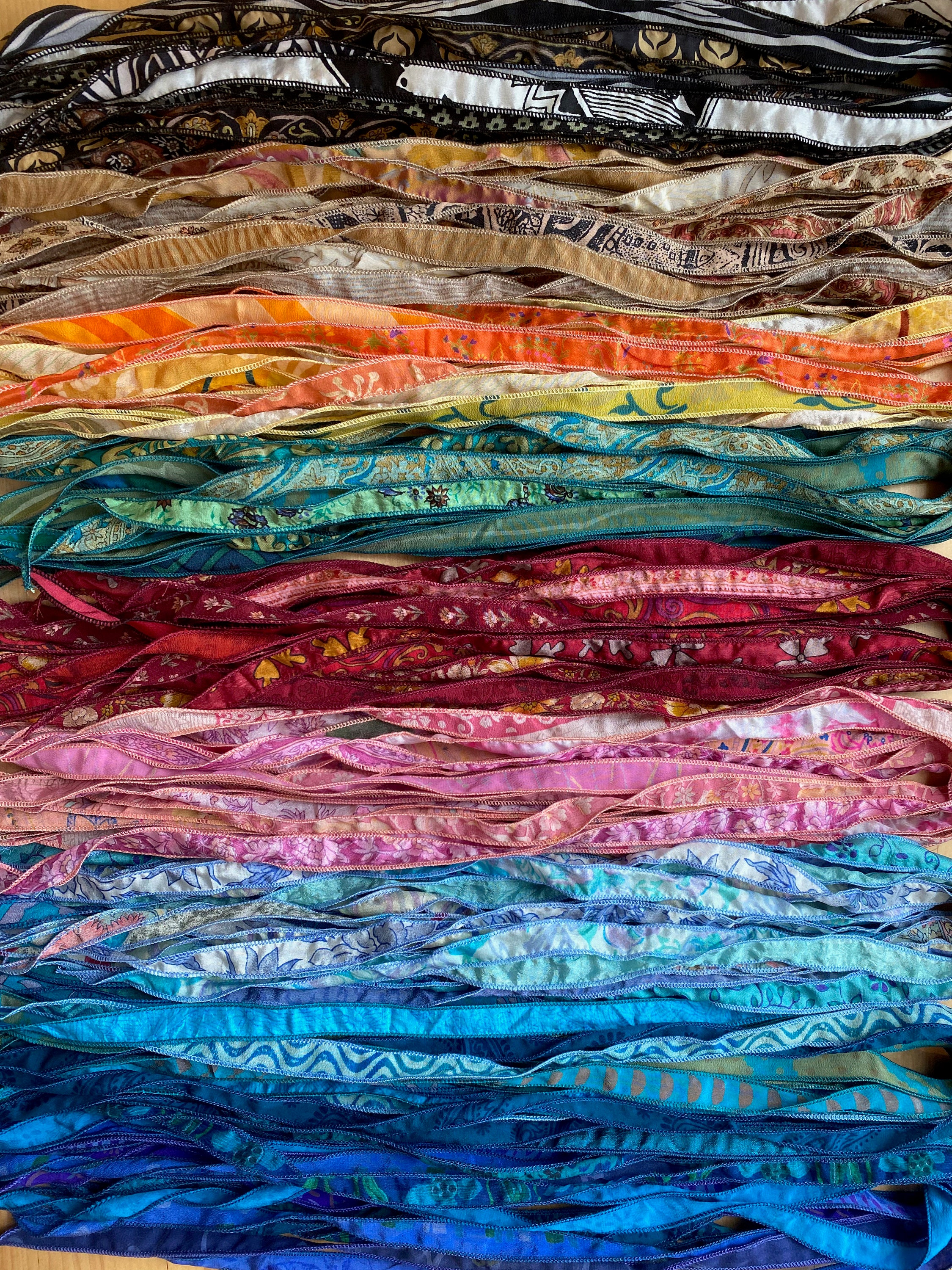 Silk Ribbons, Value Packs, Wholesale Jewelry Ribbons - Etsy