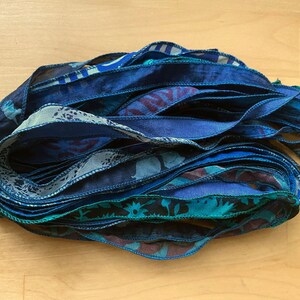 10 Silk Ribbons, Bracelet Ribbon, Jewelry Ribbon, S28 - Etsy