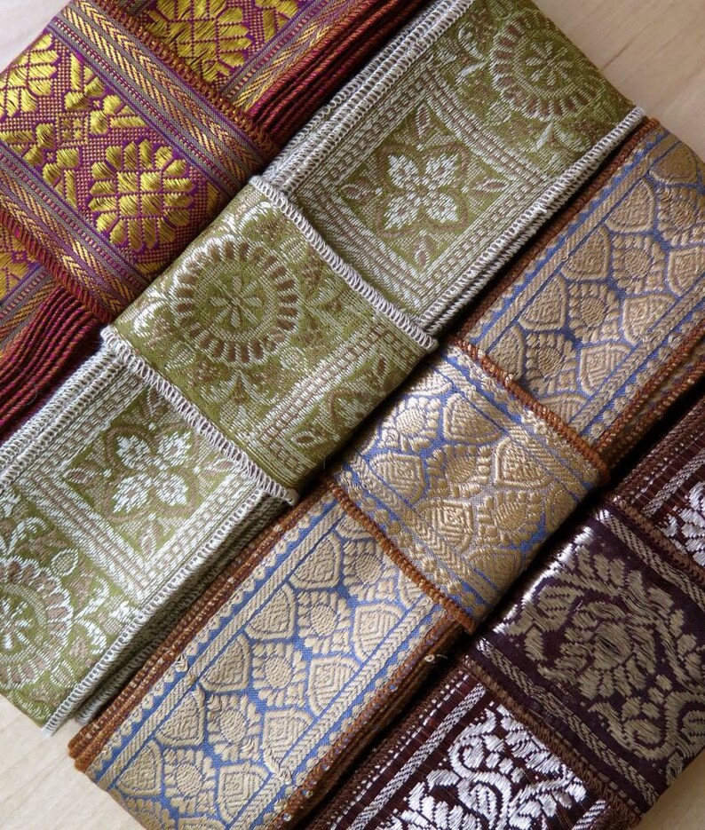Silk Trim Brocade Fabrics SR112 - Etsy