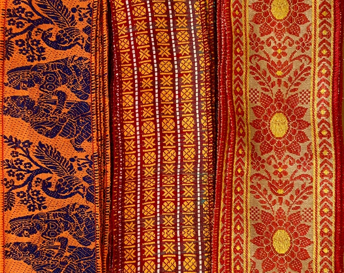 Silk Sari Trim, Vintage Fabrics SR959 - Etsy