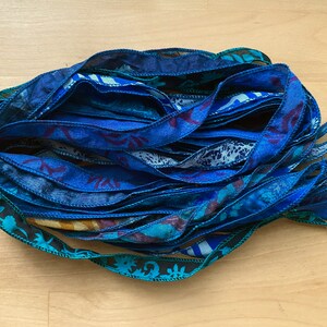 10 Silk Ribbons, Bracelet Ribbon, Jewelry Ribbon, S28 - Etsy