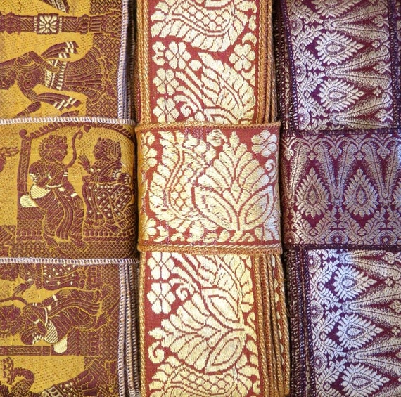 Silk Trim Vintage Fabrics SR877 - Etsy