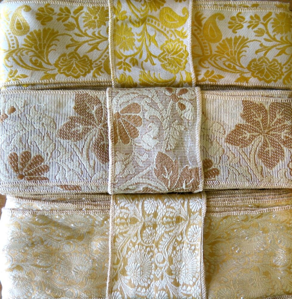 Natural Colors Vintage Sari borders Sari Trim SR542 | Etsy
