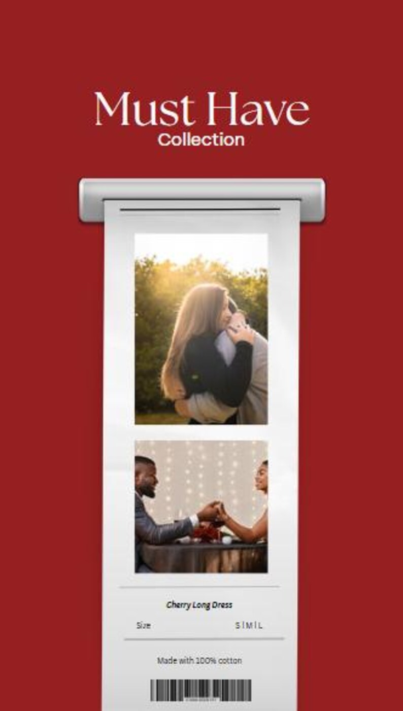 Receipt Animated Template Canva for Social Media Cute Instagram Story ...