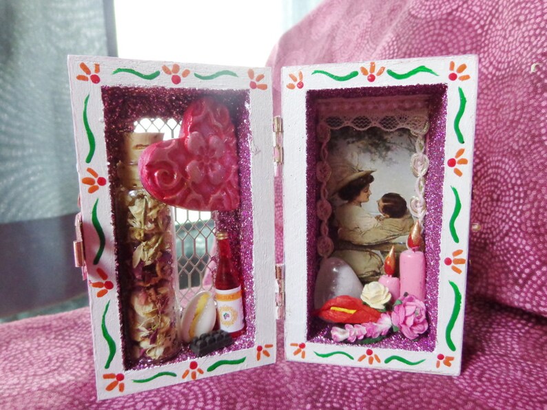 Love Box Shrine. Spell Box. Shadow Box. Mixed Media. Pagan - Etsy