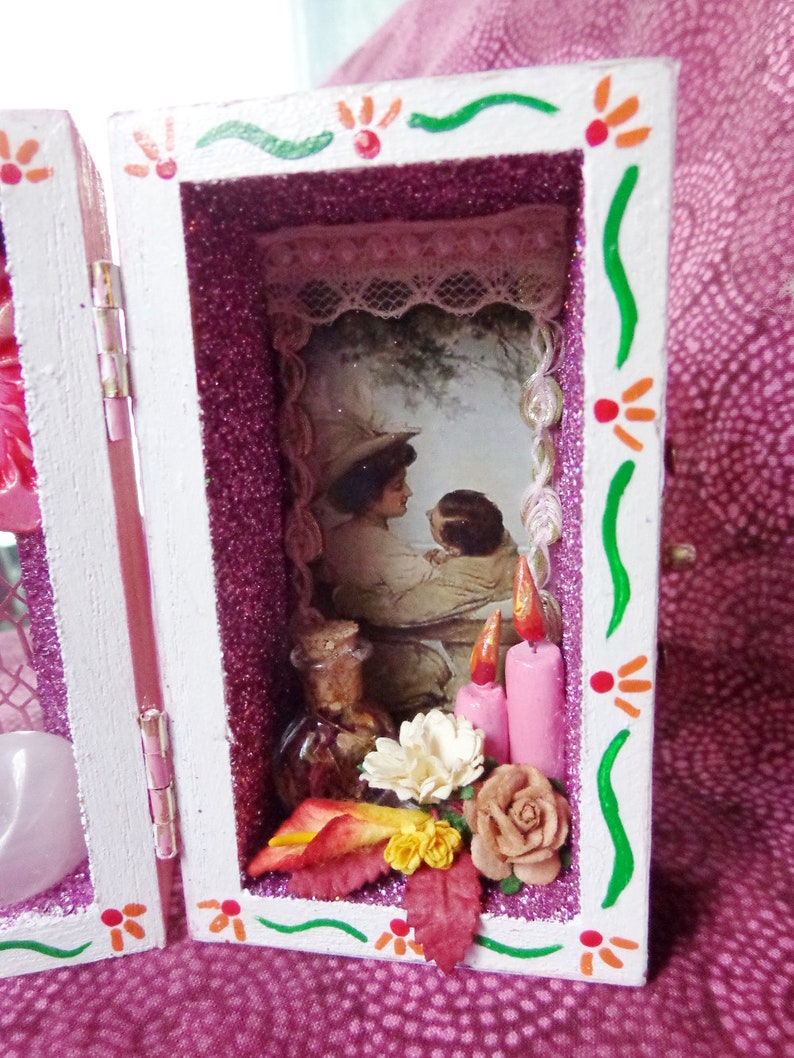 Love Box Shrine. Spell Box. Shadow Box. Mixed Media. Pagan - Etsy