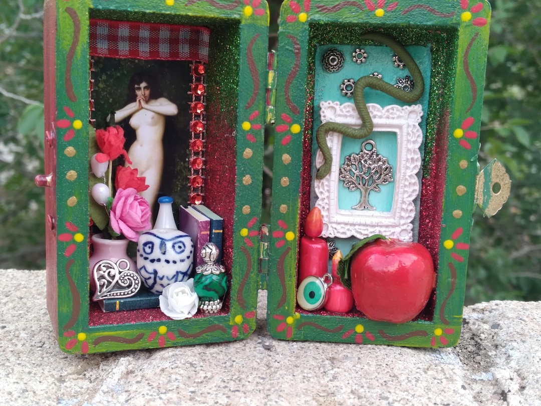 Eve Box Shrine. Nicho. Travel Shrine. Women's Spirituality. Goddess ...