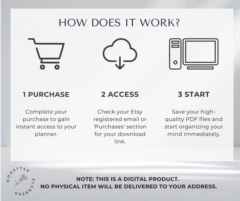 2026 ADHD Year Planner | 2026 Digital Planner | Monday Start Calendar ...