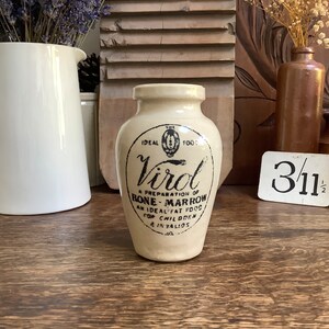 Antique Virol Stoneware Jar - Etsy