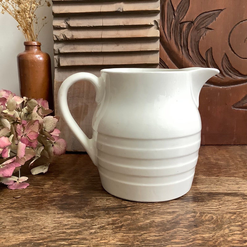 White Jug - Etsy