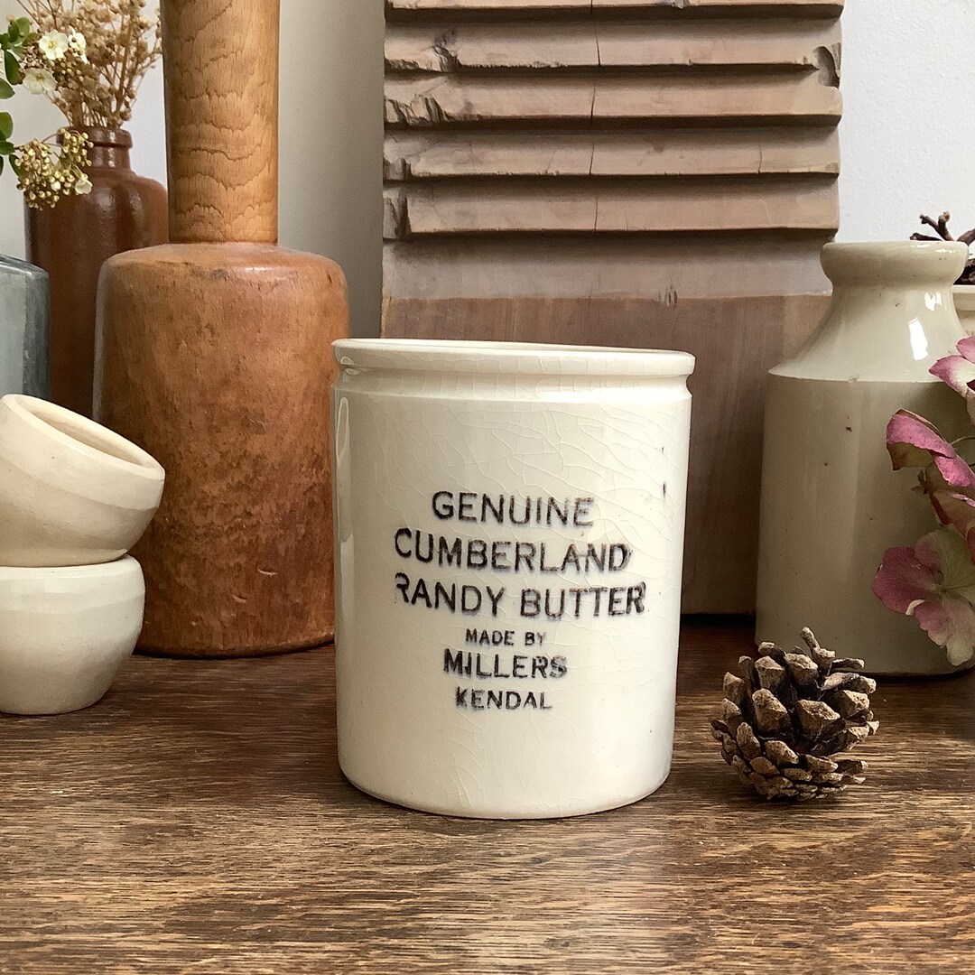 Antique Brandy Butter Pot - Etsy