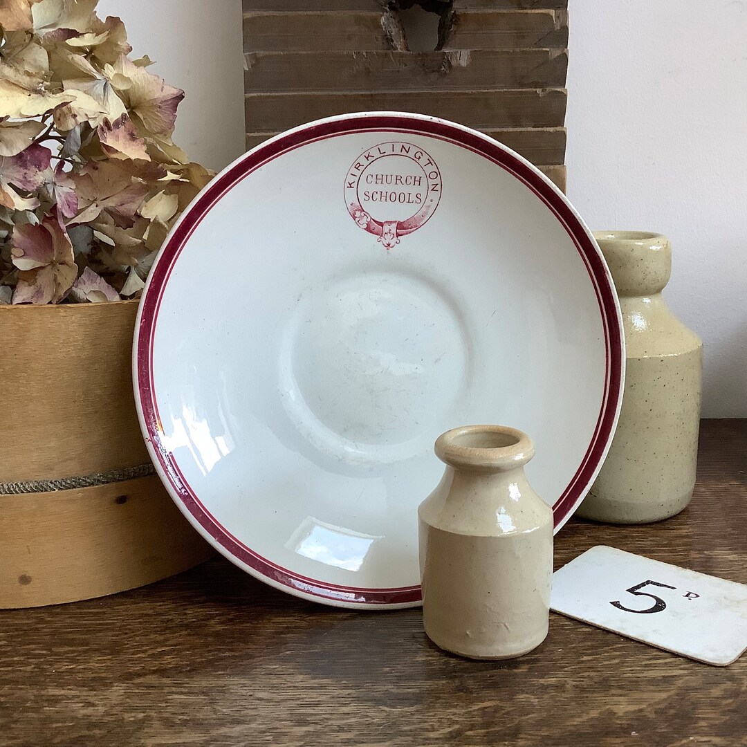 Antique Church School Plate - Etsy