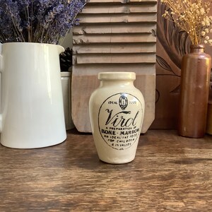Antique Virol Stoneware Jar - Etsy