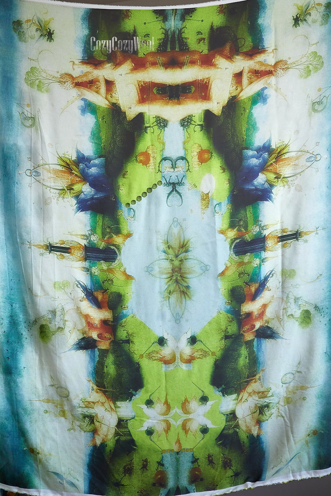 Hieronymus Bosch Painting on Fabric Designer Fabric Painting on Fabric ...